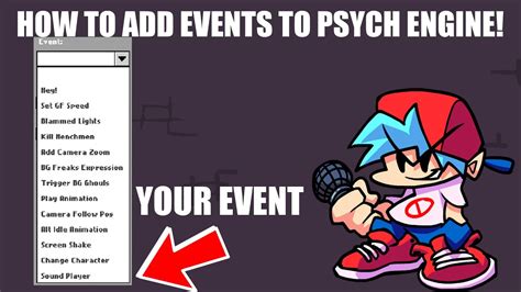 how to add events to psych engine psych engine tutorial 16 youtube