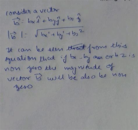 37 Can A Vector Of Magnitude Zero Have A Non Zero Components