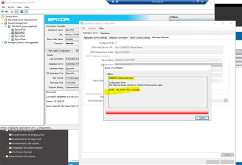 Error On Deploying App With Ssrs Epicor Erp 10 Epicor User Help Forum