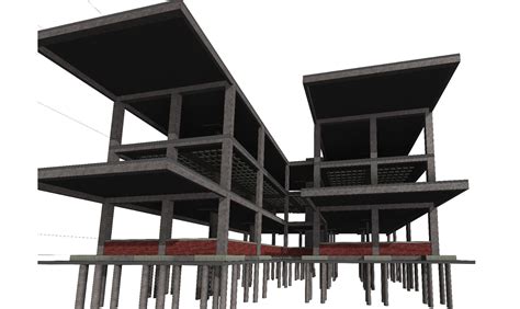 Structural D Model By Revit On Behance