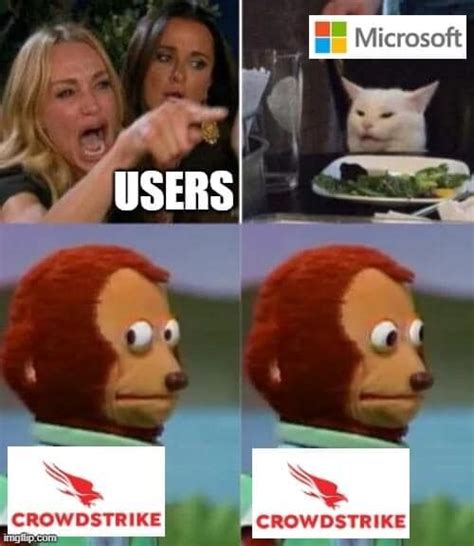 Senthilkumar Palani On Linkedin Crowdstrike Meme Windowsoutage Microsoftoutage