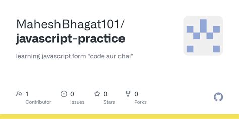 Github Maheshbhagat101javascript Practice Learning Javascript Form