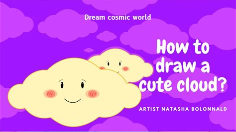 HOW TO DRAW A CUTE CLOUD IN ADOBE ILLUSTRATOR Whimsical Illustration Natasha Bolonna Art