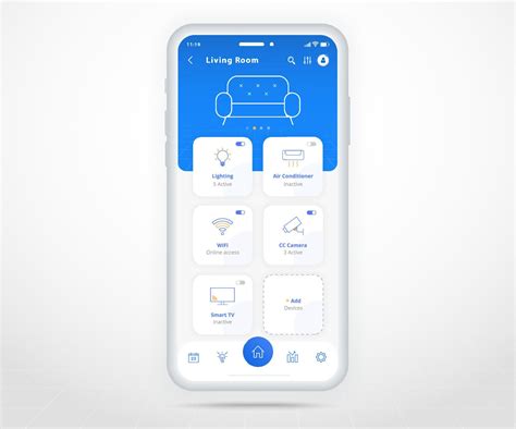 Smartphone Smart Home Controlled App Ux Ui Iot Internet Of Things Technology Digital Future