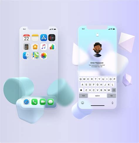 Glassmorphism Ideas For Ios On Behance Web Design Typography Web
