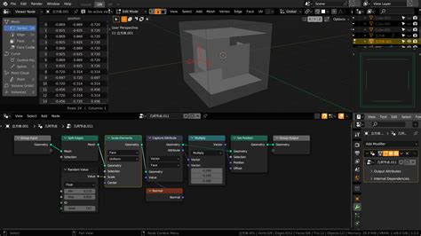 Blender Geometry Nodes Randomly Translate Faces Along Normal