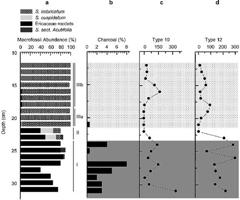 Depth Proo Les Showing The Macrofossil Distributions Ab And Select Download Scientific
