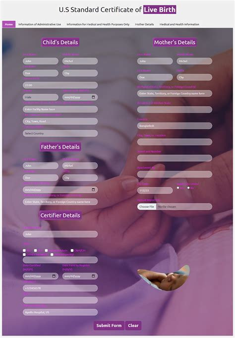 HTML Form Design Behance