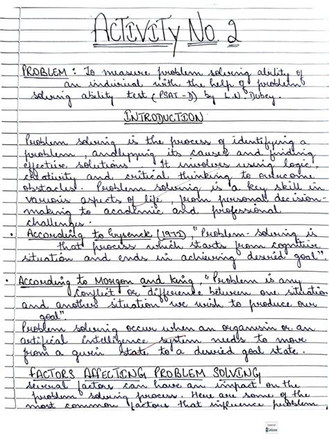 Ex 2 Problem Solving Pdf