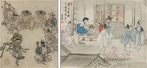 김홍도와 신윤복 작품 한 자리서 감상해볼까