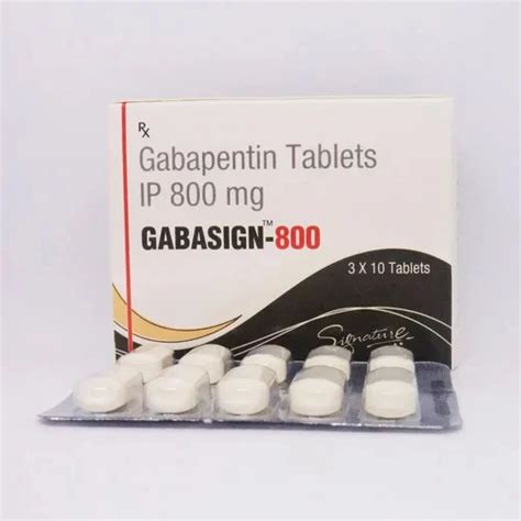 Gabasign 800 Gabapentin Tablets At ₹ 1400 Box In Nagpur Id 2850551494473