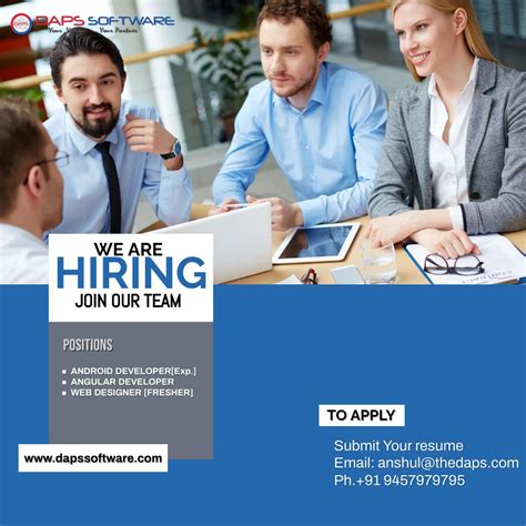 Daps On Linkedin Hiring Work Team Opportunity Developer Tech Androiddeveloper