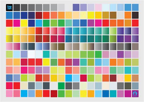 Color Chart Vector Art Graphics Freevector