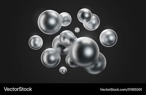 3d Gold Liquid Blobs Royalty Free Vector Image