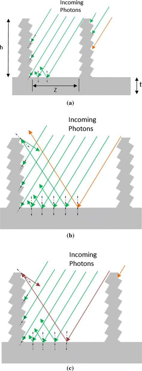 schematic representation of textured np structure w r t different