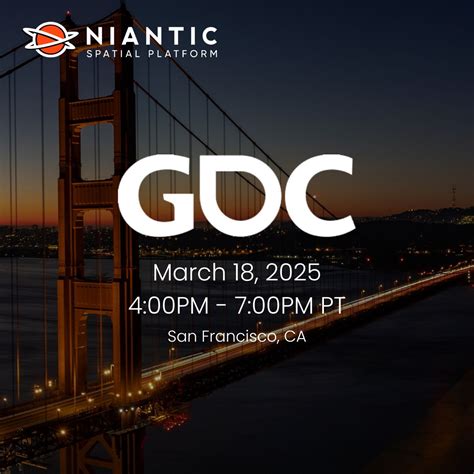 Niantic Spatial On Linkedin Gdc25 Gdc2025 Nianticspatial Gamedev
