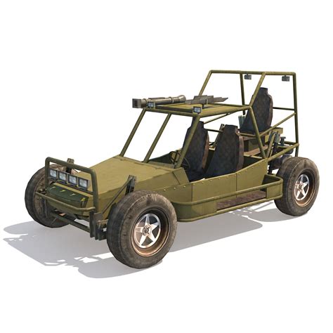 Military Buggy 3d Model 30 Unknown 3ds Dae Fbx Obj Stl Blend