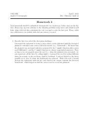 Submission 121772228 Hw2 Solutions Pdf CSE 207B Applied Cryptography April 5 2022 Due