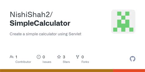 GitHub NishiShah SimpleCalculator Create A Simple Calculator Using Servlet