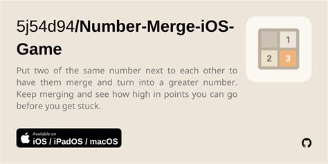 GitHub J D Number Merge IOS Game Put Two Of The Same Number Next To Each Other To Have