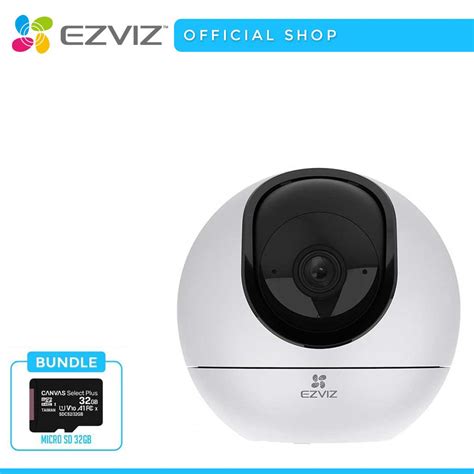Ezviz C6 2k 4mp Microsd 32gb Pan And Tilt กล้อง Wi Fi ติดตามซูมอัตโนมัติ