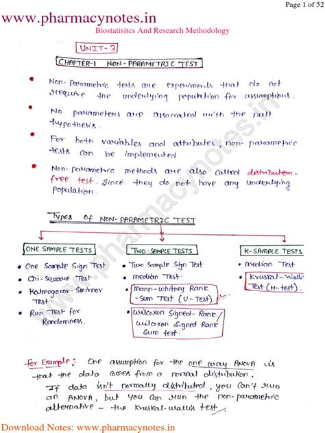 Unit 3 Biostatistics Complete Pdf