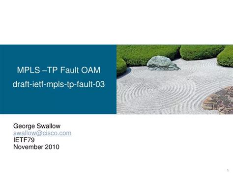 Ppt Mpls Tp Fault Oam Draft Ietf Mpls Tp Fault 03 Powerpoint Presentation Id2506541