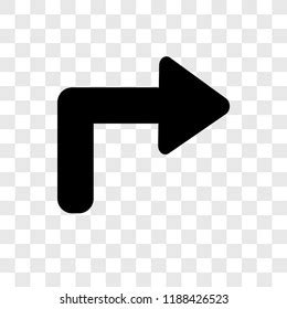 Right Curve Vector Icon Isolated On Stock Vector Royalty Free Shutterstock