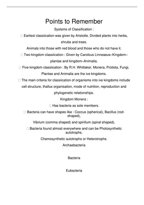 Biological Classification For Neet Class 1th Class 11th Neet Stuvia Us