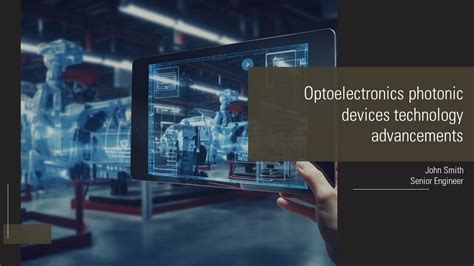Optoelectronics Photonic Devices Technology Advancements Ppt Slides St Ai Ppt Presentation
