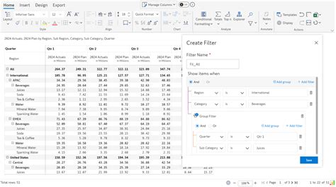 Inforiver Reporting Matrix Release Updates Version 33 Inforiver