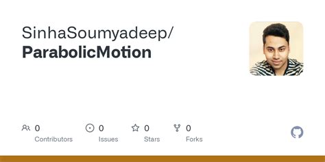 GitHub SinhaSoumyadeep ParabolicMotion
