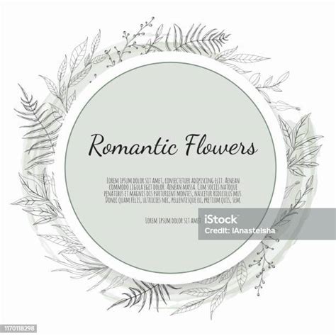 벡터 꽃 디자인 카드입니다 인사말 엽서 결혼식 초대 템플릿입니다 장미와 말미잘이 있는 우아한 프레임 결혼식에 대한 스톡 벡터