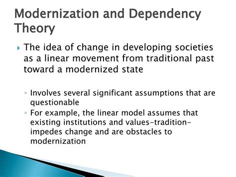 Ppt Modernization And Dependency Theory Powerpoint Presentation Free