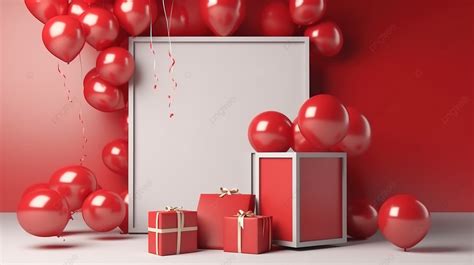 축제 새해 및 크리스마스 배경 선물 상자 풍선 및 리본이 포함된 수직 프레임의 3d 그림 리본 배경 선물 배경 선물 상자 배경 배경 일러스트 및 사진 무료 다운로드