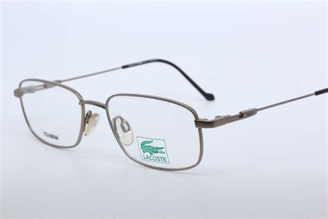 Lacoste Titanium Vintage Eyeglasses Etsy
