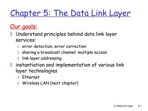 Ppt Data Link Layer Services And Technologies Powerpoint Presentation