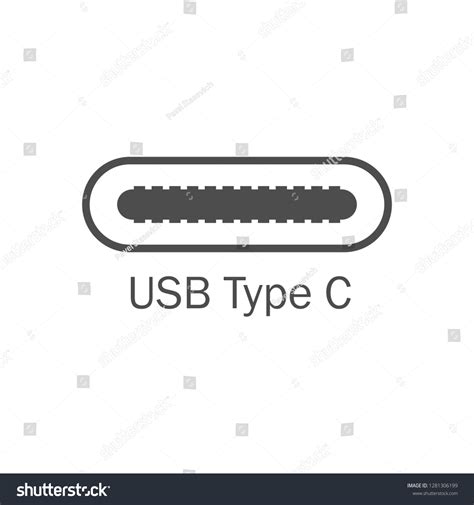 465 Usb C Charging Port Icon Images Stock Photos Vectors Shutterstock