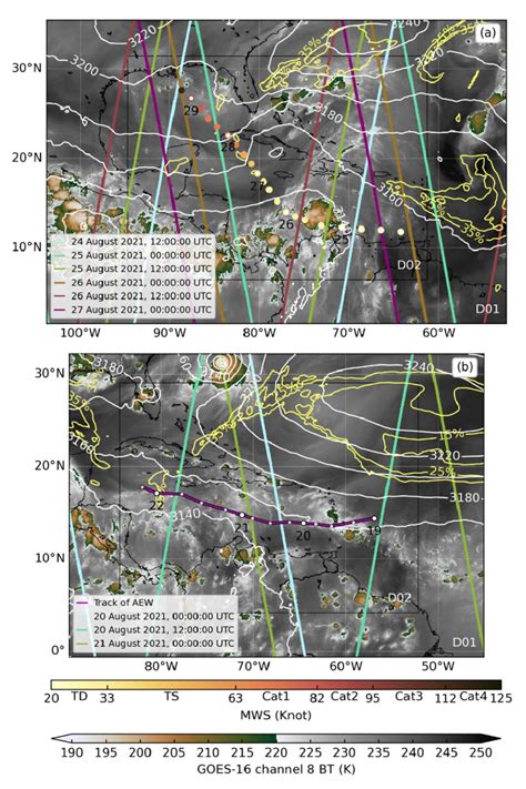 Two Nested Domains D01 12 Km And D02 4 Km In Experiments 2418l2b