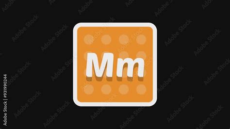 Vector Animation Of Colorful Alphabet Letters Alternating In Sequence Uppercase And Lowercase