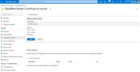 Secure Hybrid Access With Azure Ad And Cloudflare Microsoft Entra