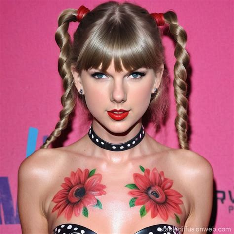 Taylor Swift Pigtails Body Paint Prompts Stable Diffusion Online