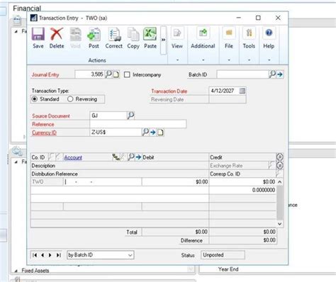 Dynamics Gp General Ledger Batch Integration With Excel Copypaste