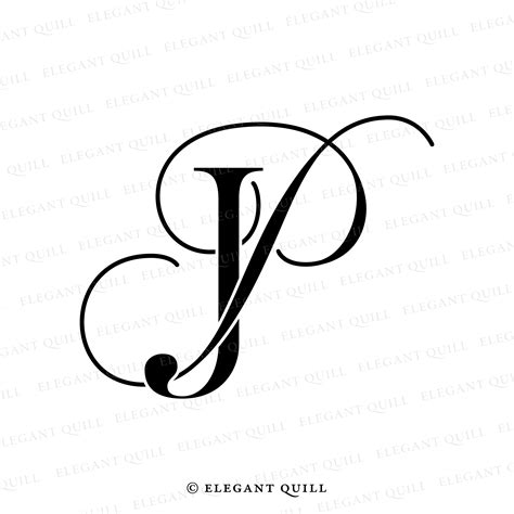 Initials Logo Design Pj Initials Logo Design Monogram Logo Wedding Logo Monogram