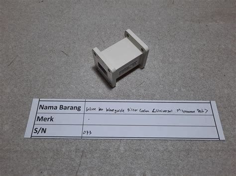 Inline Ku Band Waveguide Filter Universal Microwave Tech Codan [kas]