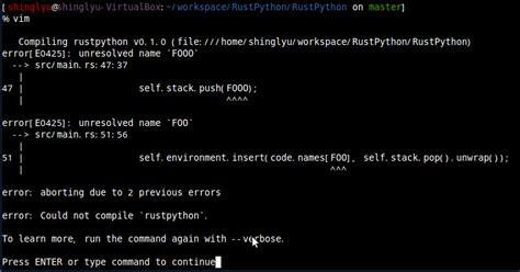 Vim Quickfix For Rust And Servo Shing S Blog