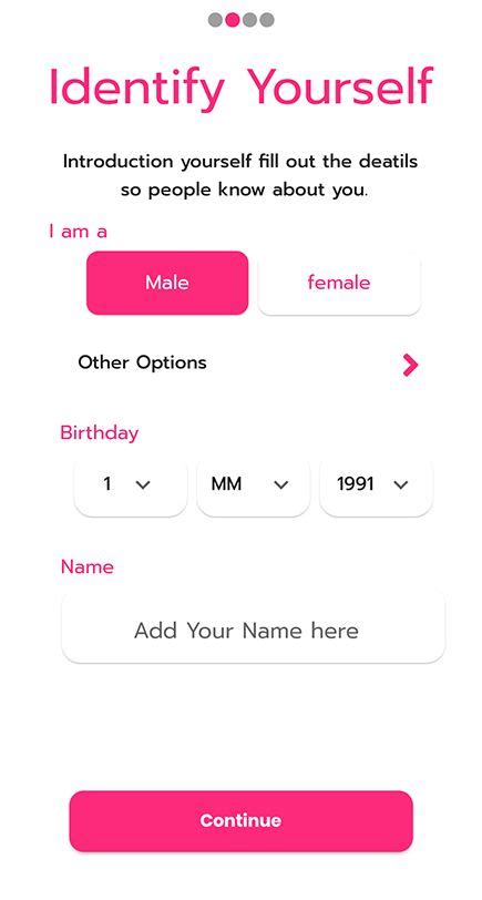 Flutter Dating App Design UI Kit By Voraharikrushna Codester