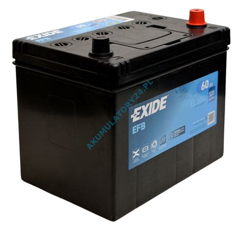 EXIDE EL604 12V 60Ah 520A EFB START-STOP P+ el 604