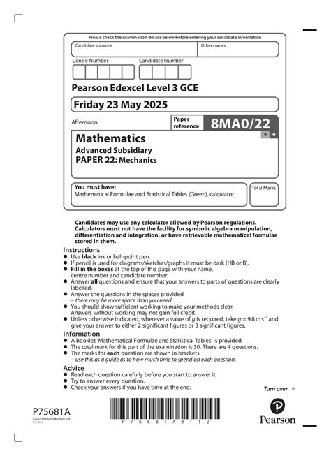 Latest New Edexcel Maths As Level June 2025 Papers And Markschemes Scholarfriends