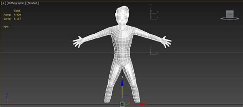 Male Character Great Topology D Model